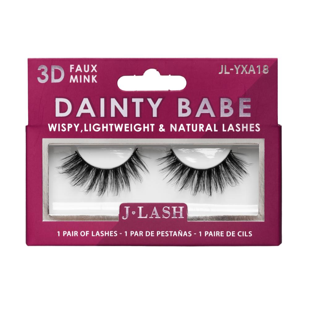 JLash Dainty Babe 3D Faux Mink Lashes - A18 – Beauty Supply 123 Outlet