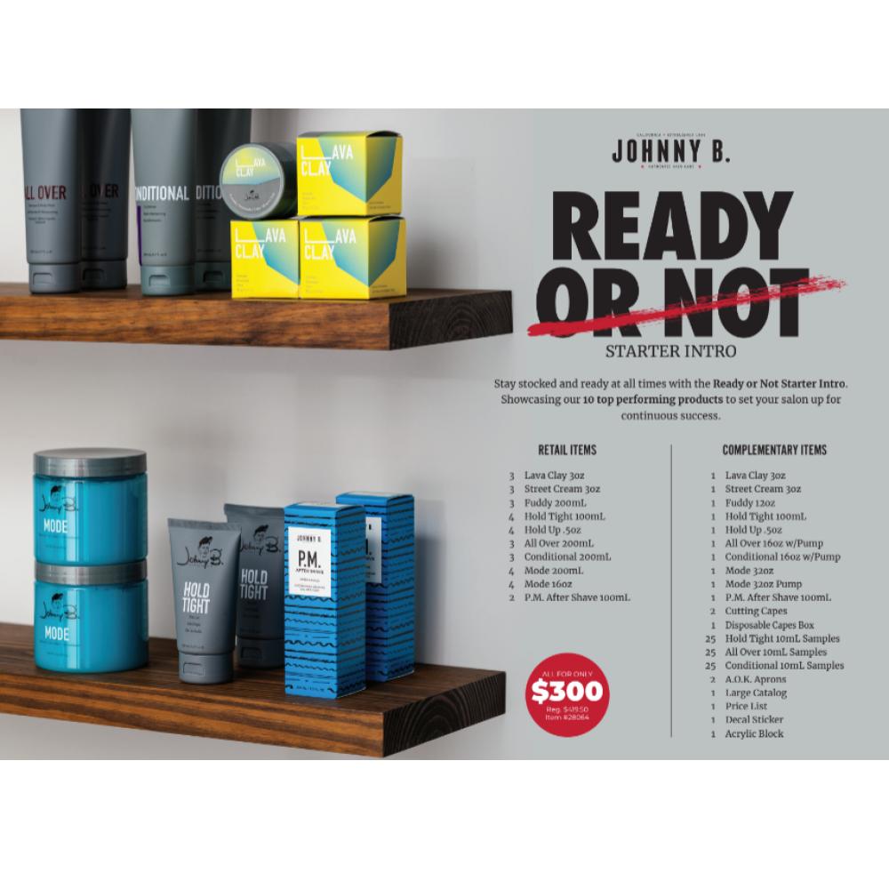 Johnny B Ready or Not Starter Intro Kit – Beauty Supply 123 Outlet