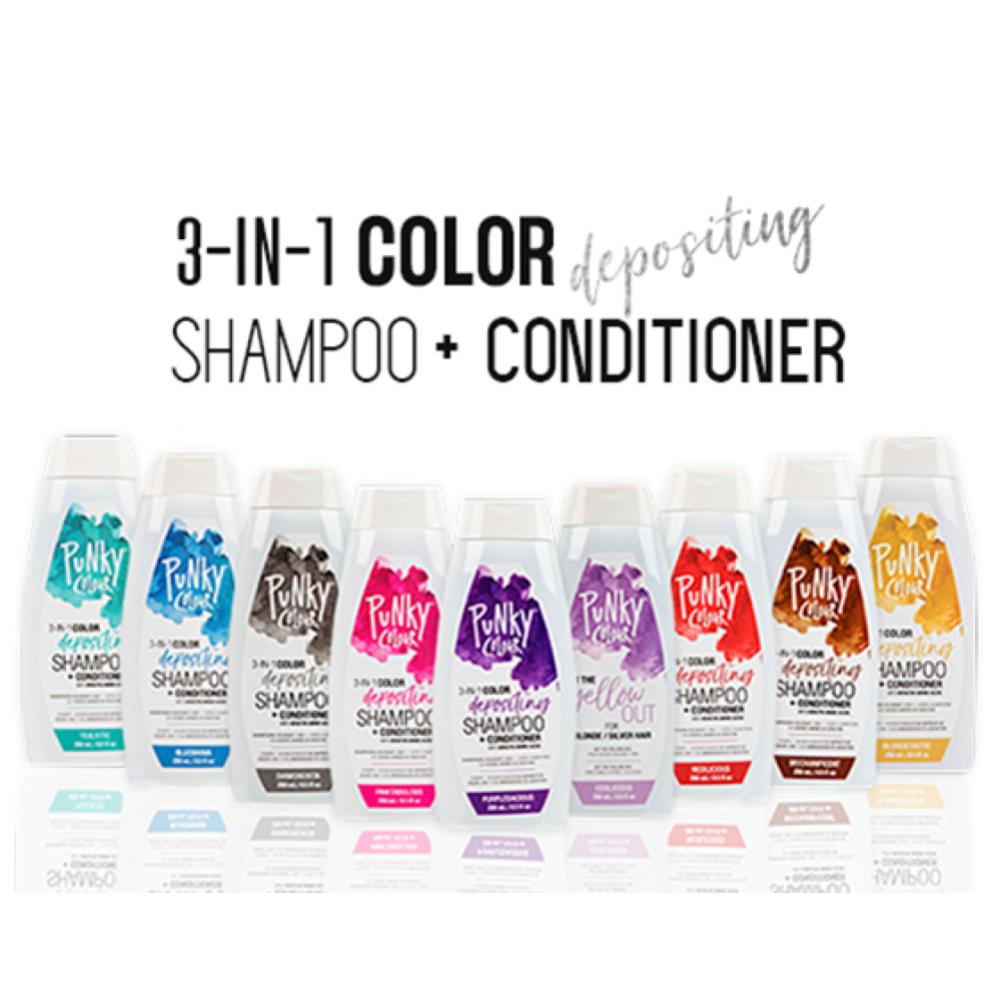 Punky Colour 3 in 1 Color Depositing Shampoo Plus Conditioner 8.5 oz. Beauty Supply 123 Outlet